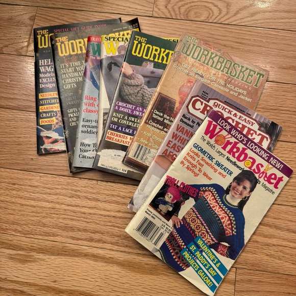 Office | Vintage Bundle Set Of 8 Workbasket Magazine Collection | Poshmark
